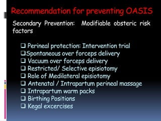 Prevalence, prevention OASI | PDF