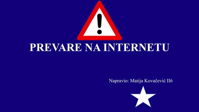 Prevare na internetu | PPT