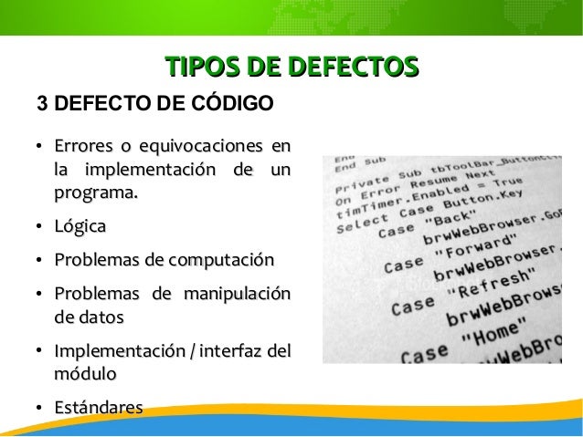 Prevención de defectos