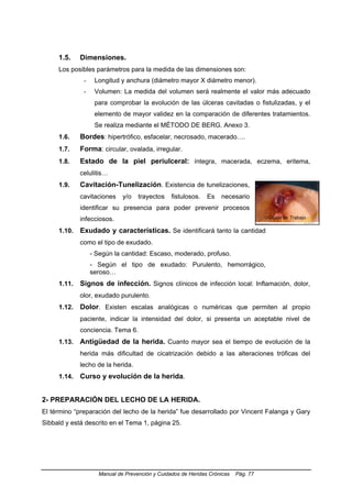 Prevencion y cuidados locales de heridas cronicas | PDF