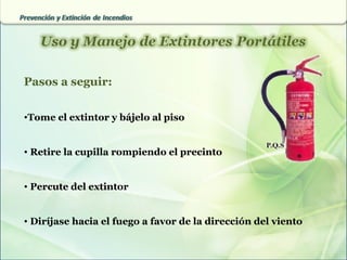 Prevencion y Extinción de incendios | PPT