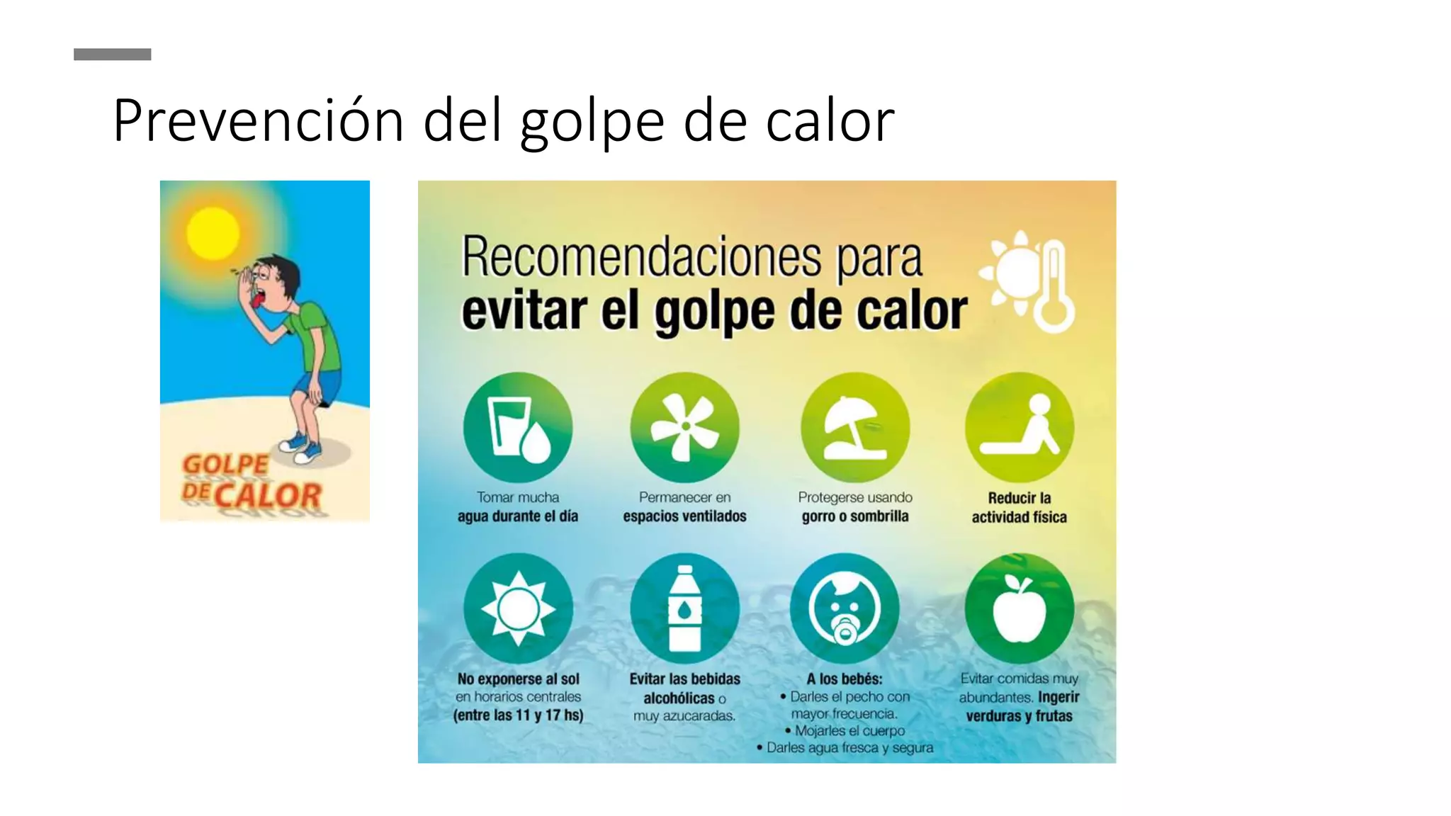 Prevencion y tratamiento golpe de calor | PPTX