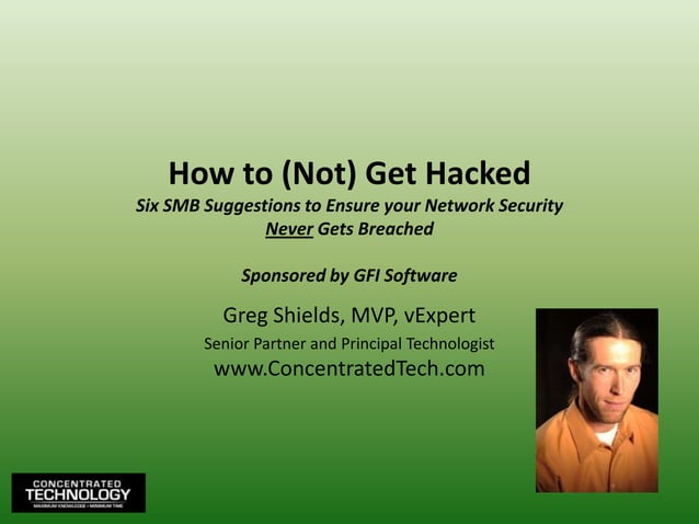 Prevent Getting Hacked by Using a Network Vulnerability Scanner | PPTX