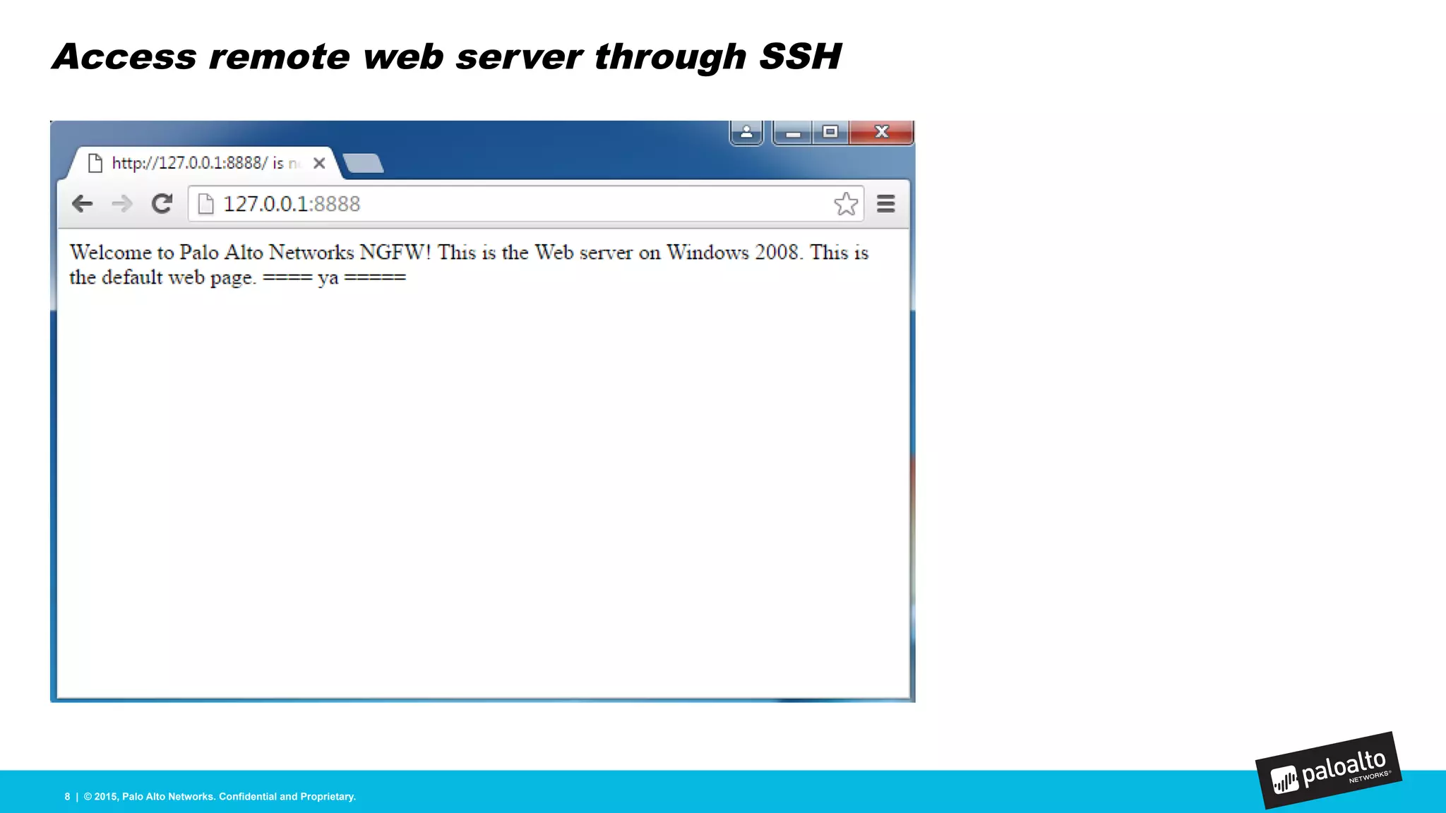 How to prevent ssh-tunneling using Palo Alto Networks NGFW | PDF