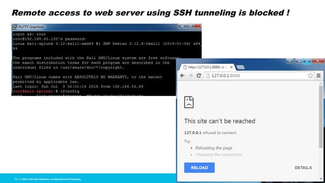 How to prevent ssh-tunneling using Palo Alto Networks NGFW | PPT