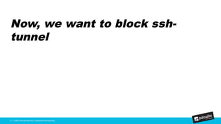 Prevent ssh-tunneling | PPT