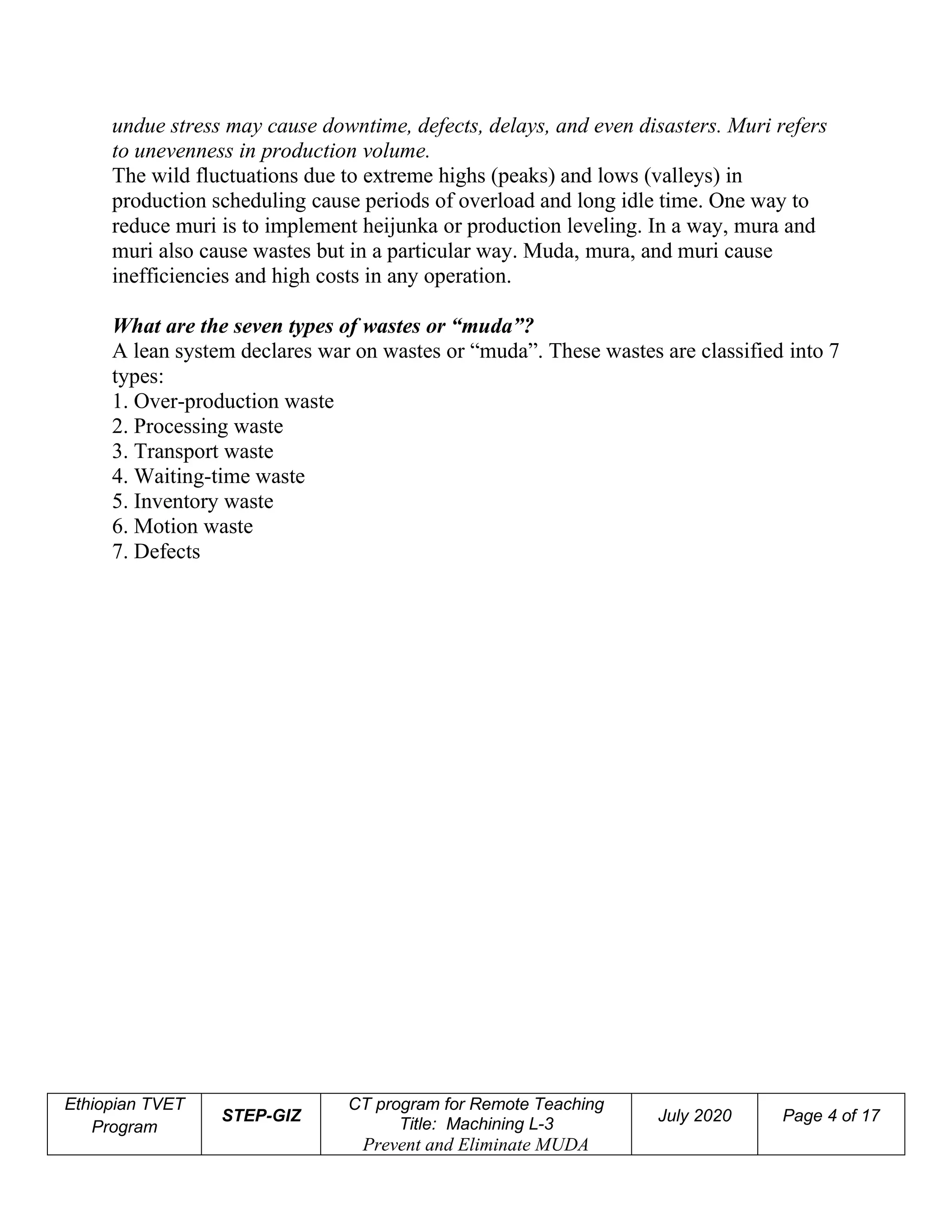 Prevent and Eliminate MUDA.pdf