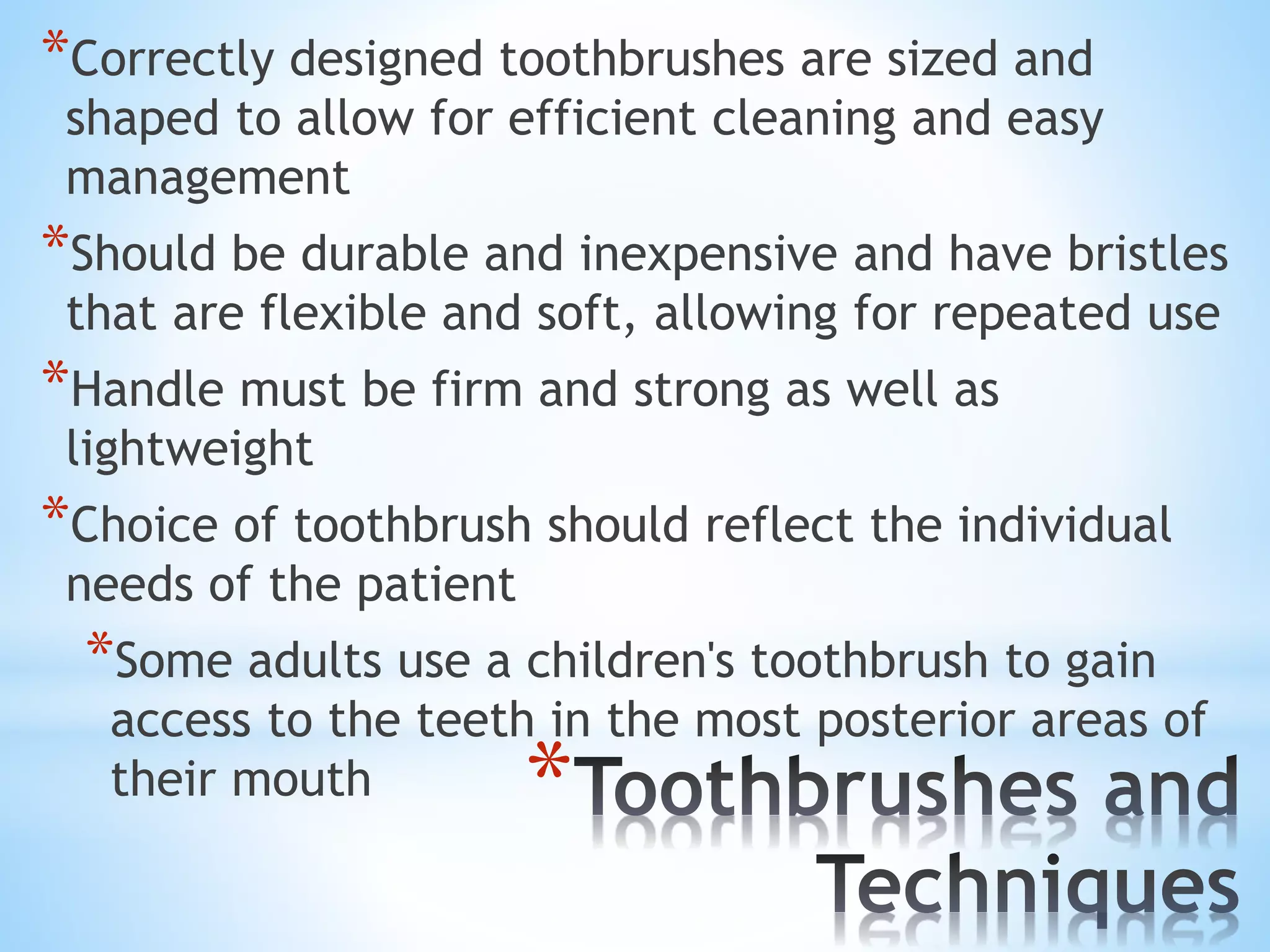 Oral Hygiene Care and Aids | PPTX