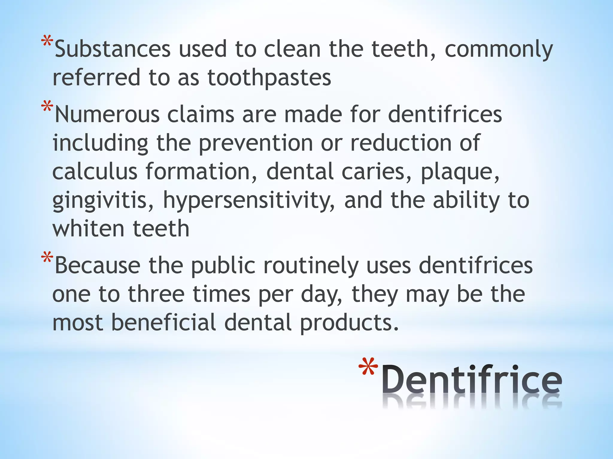 Oral Hygiene Care and Aids | PPTX