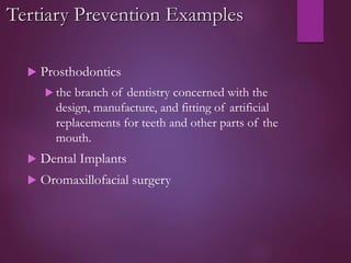 Preventative Dentistry DLA 1205 | PPTX