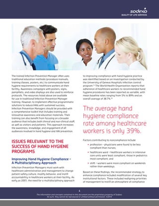 Preventative Healthcare Associated Infections Through Hand Hygiene ...