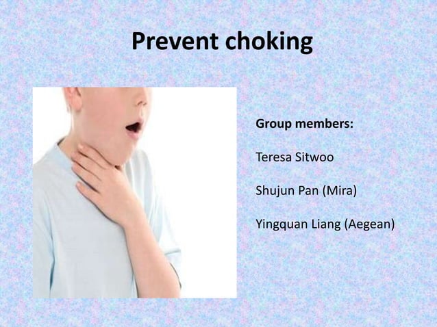 Prevent choking pp(1) | PPT