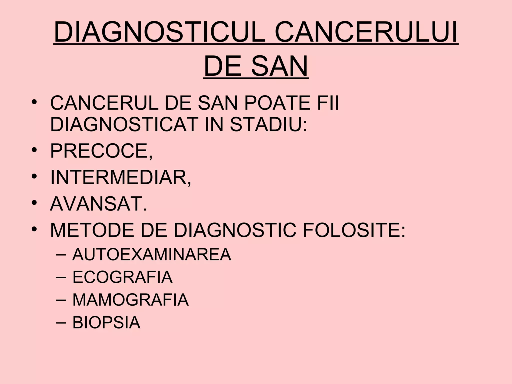 Preventia in cancerul de san | PPT
