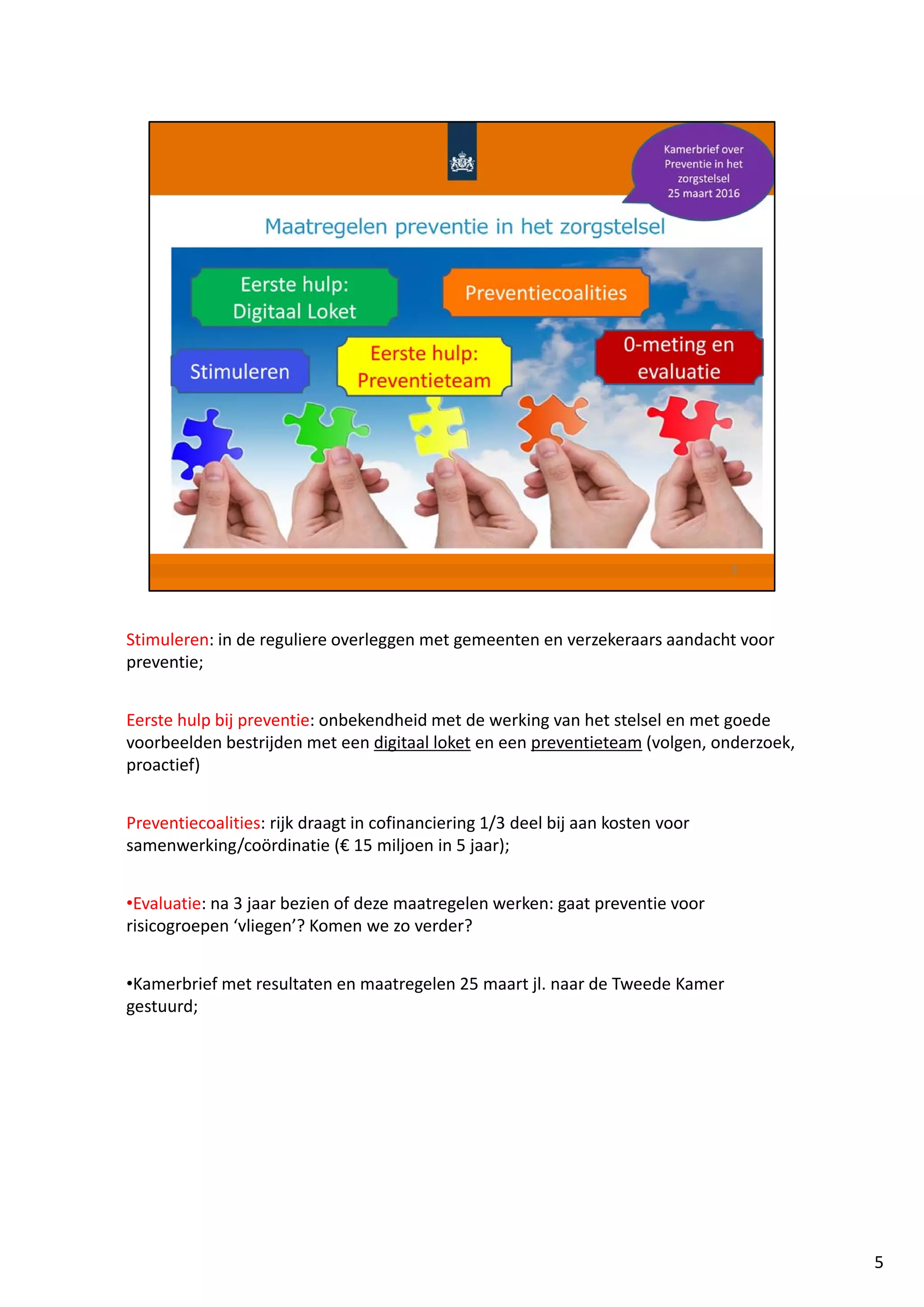 Preventie in het zorgstelsel | PDF