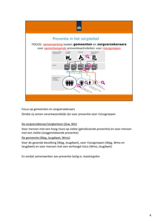 Preventie in het zorgstelsel | PDF