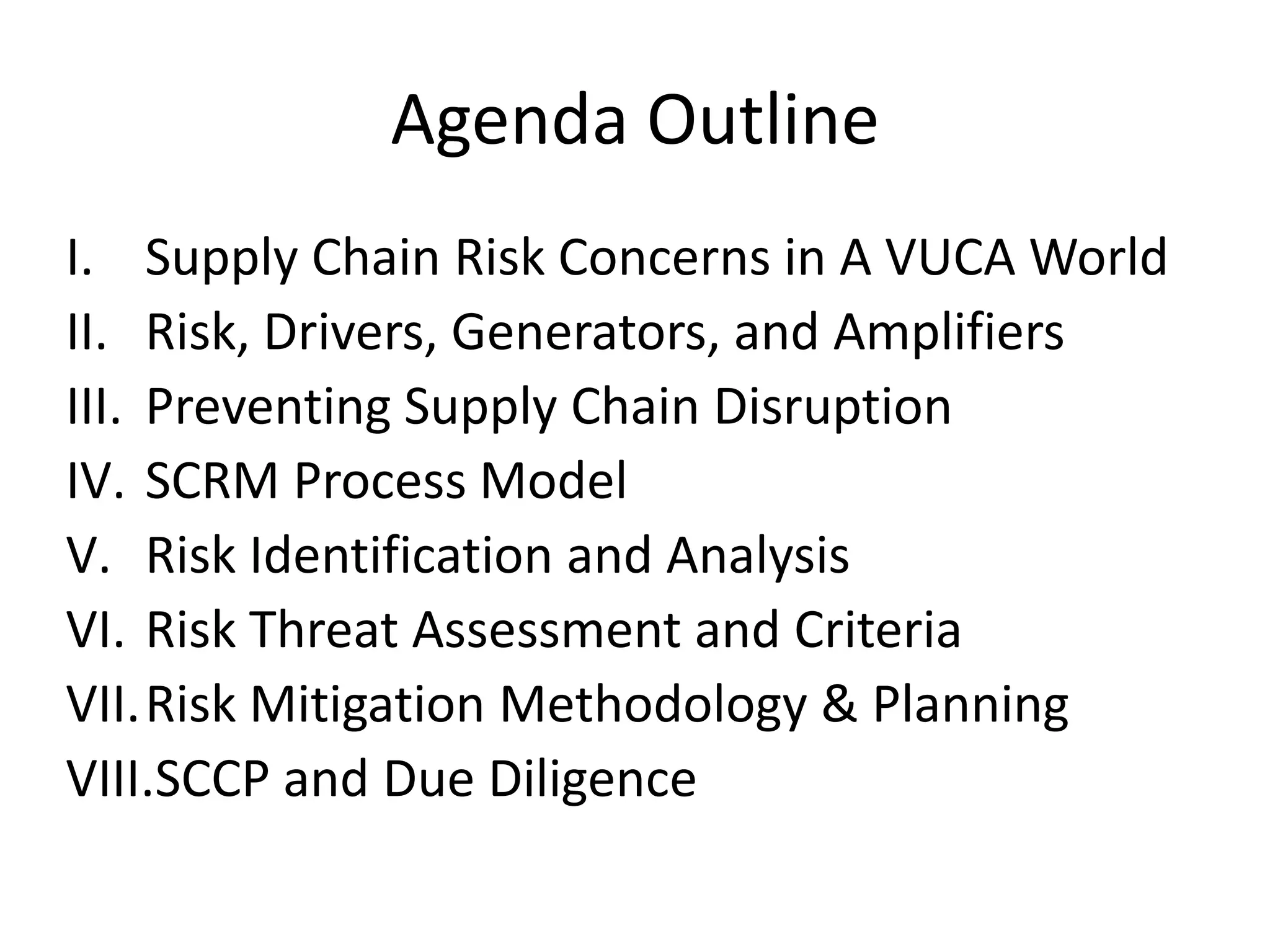 Preventing and Managing Supply Chain Disruptions | PPTX