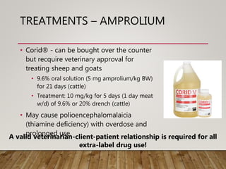 Preventing and treating coccidiosis | PPTX