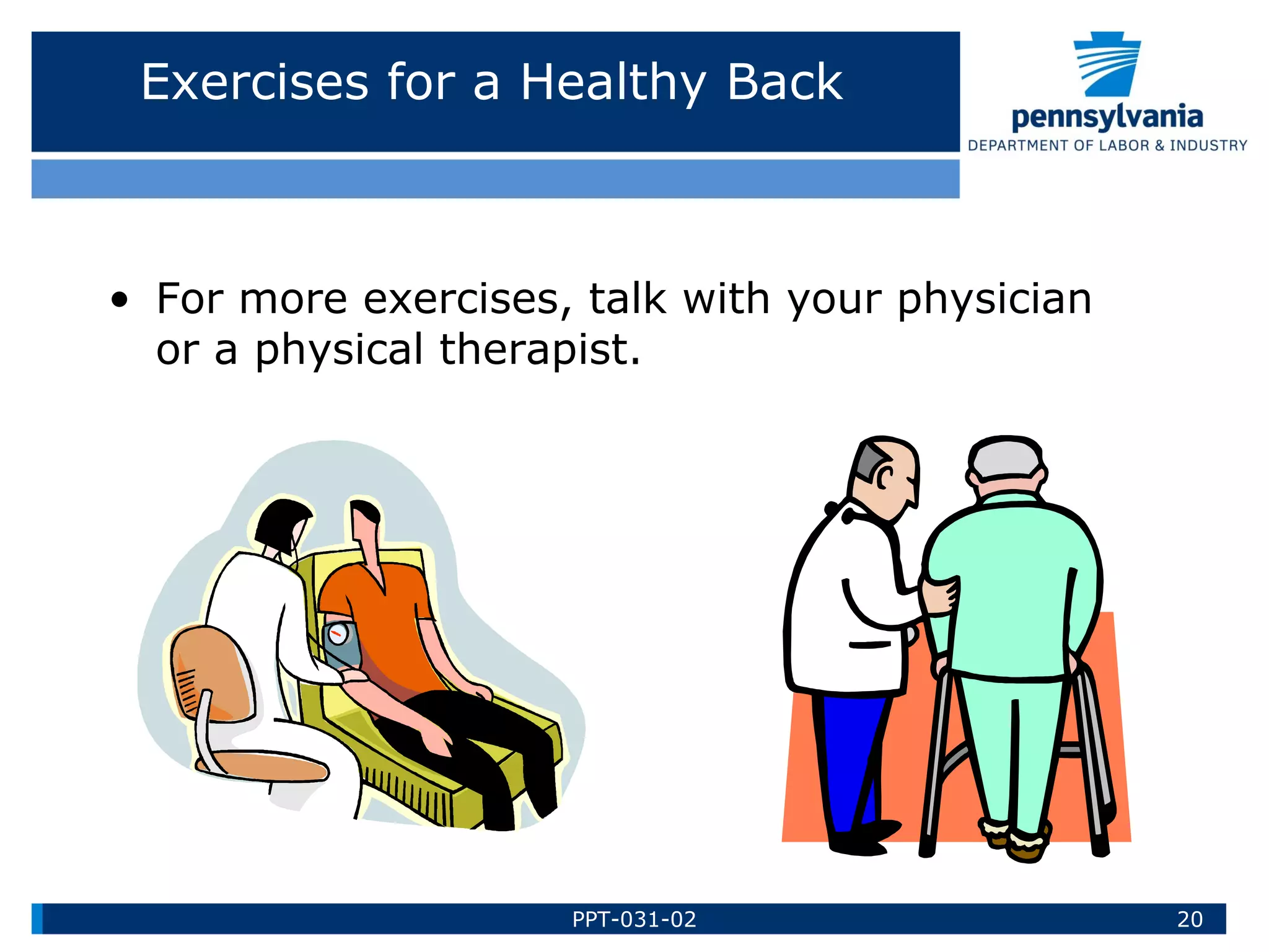 Preventing back injuries | PPT