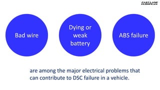 Preventing BMW DSC System Failure Essential Maintenance Tips For Car Owners | PPTX