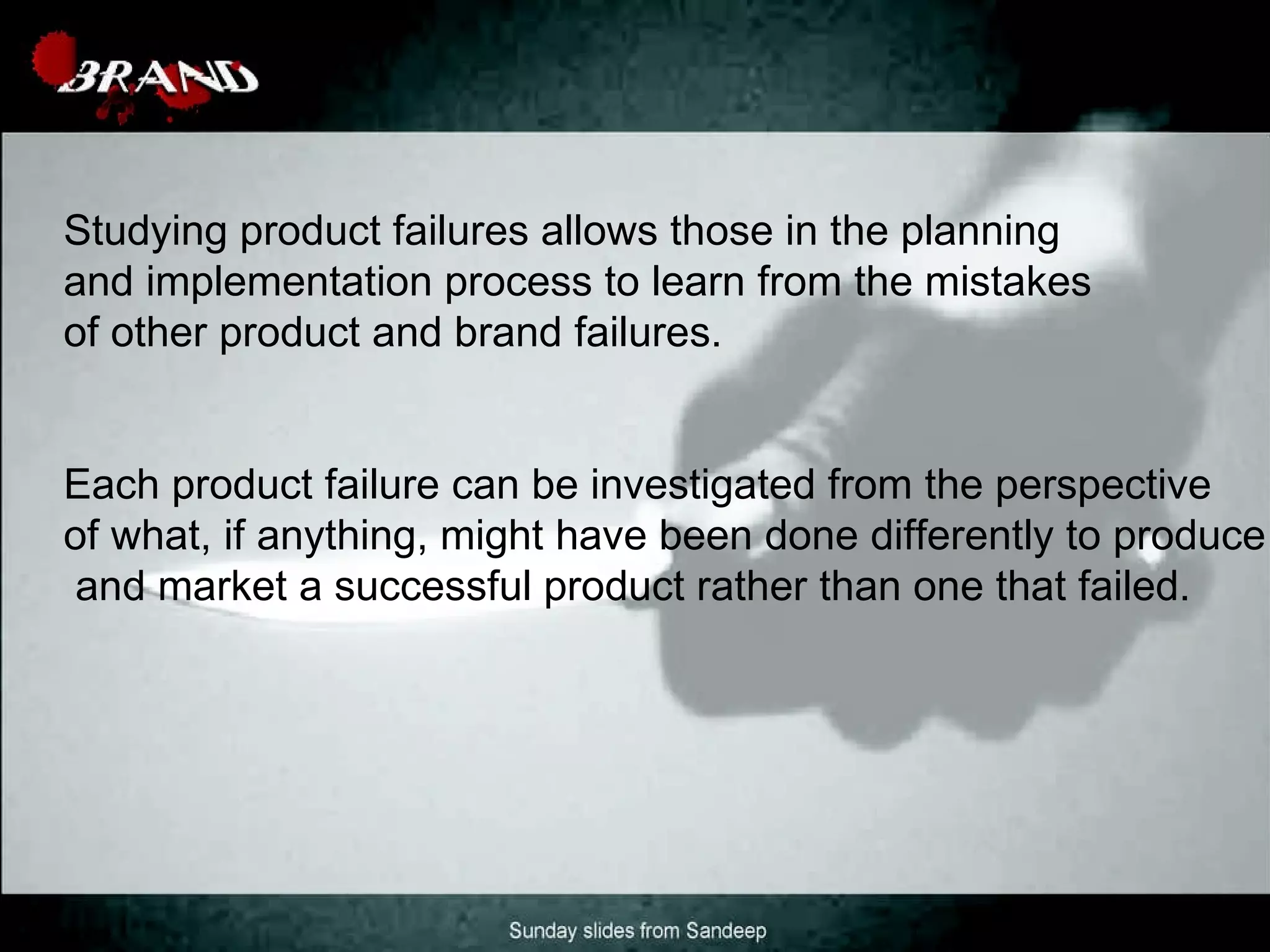 Preventing Brand Failure | PPT | Recalls | Consumer Issues