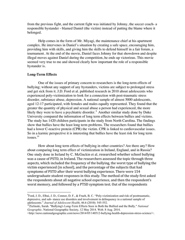 Preventing Bullying: Stopping the Cycle of Bullying | PDF