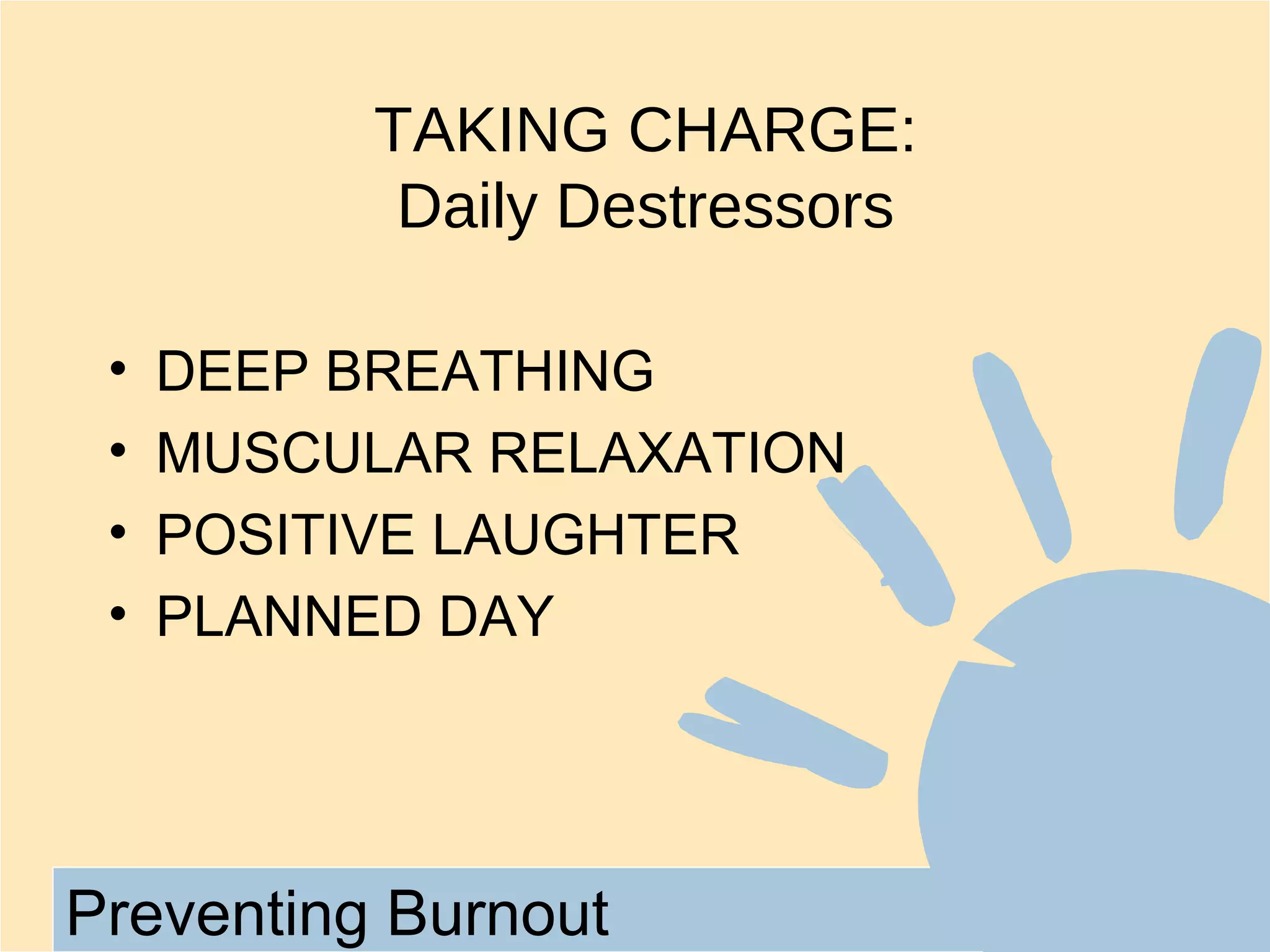 Preventing burnout ppt | PPT