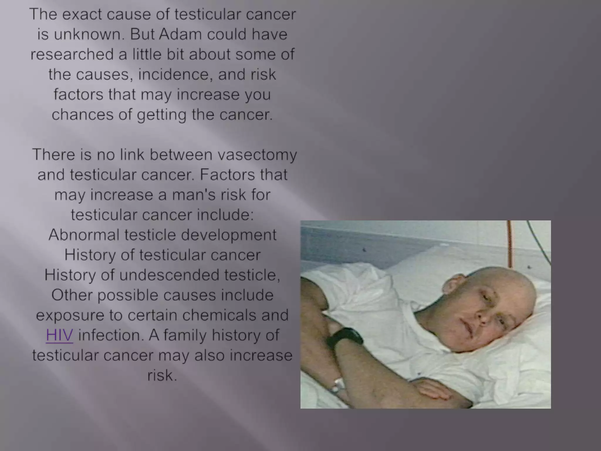 Preventing testicular cancer | PPTX