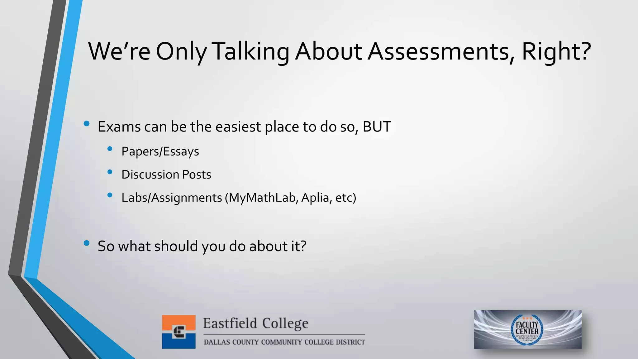 Preventing cheating | PPTX