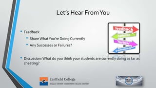 Preventing cheating | PPTX