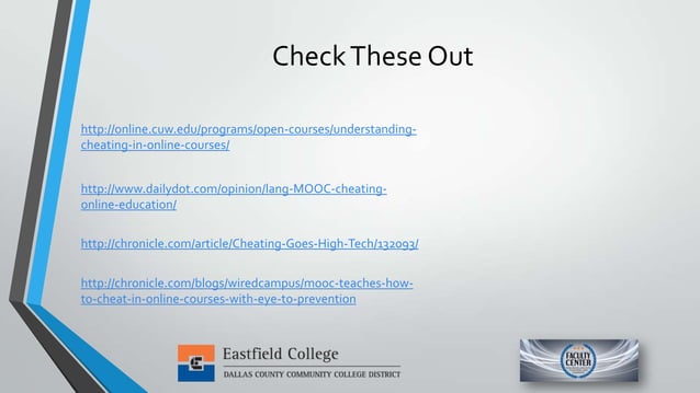 Preventing cheating | PPT | Free Download
