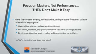 Preventing cheating | PPTX