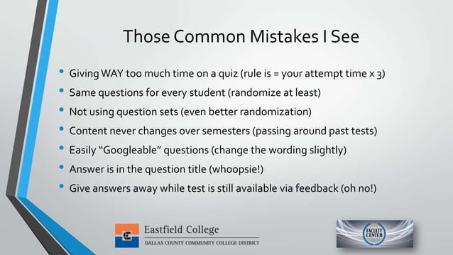 Preventing Cheating Ppt