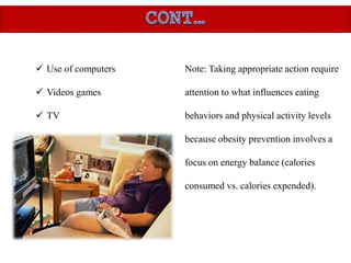 Preventing childhood obesity | PPTX