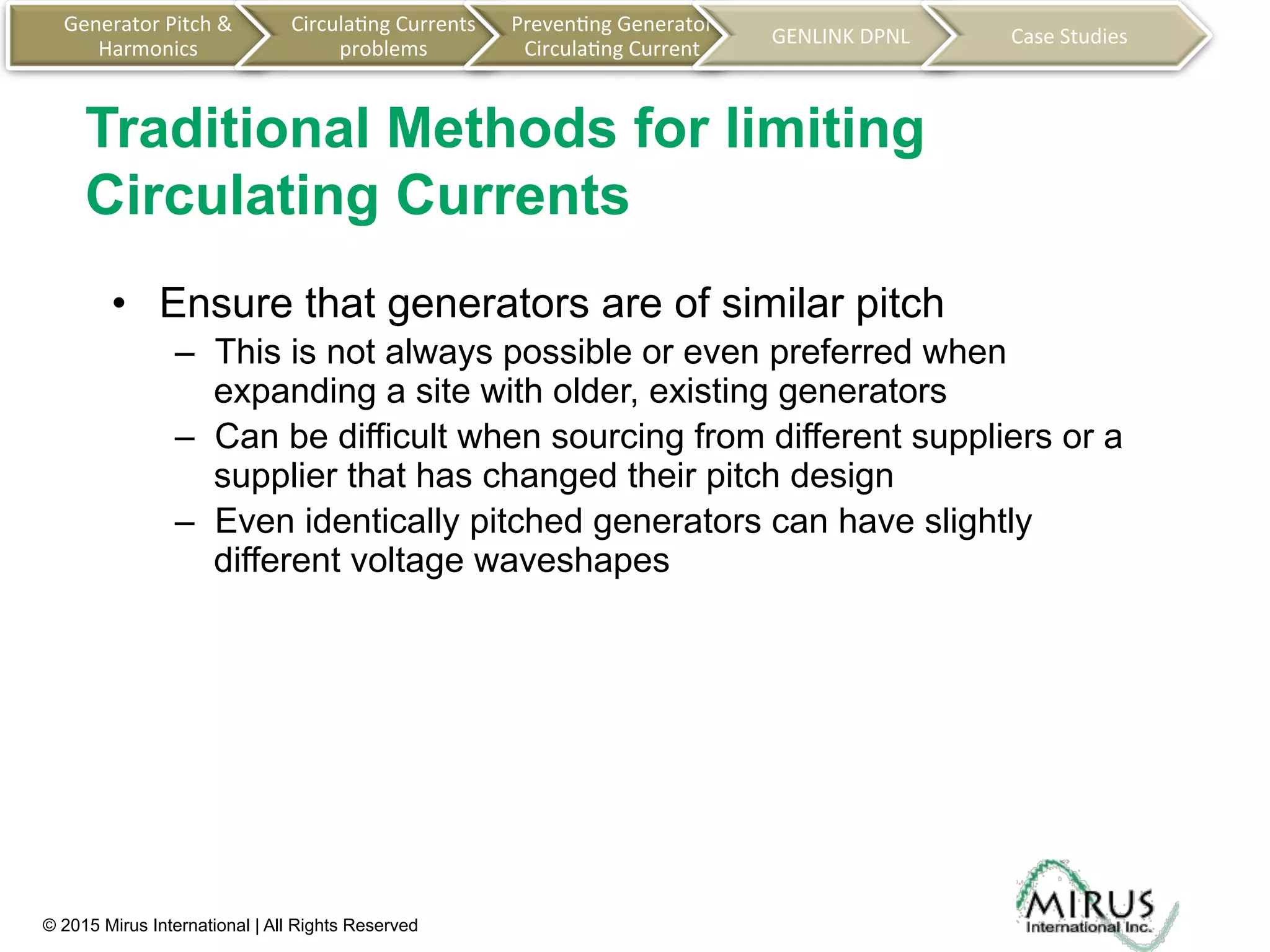Preventing Circulating Current In Parallel Generator Applications Pdf Dance And Electronic