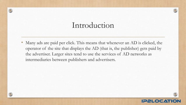 Preventing click fraud | PPTX