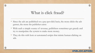 Preventing click fraud | PPTX