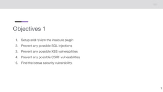 Preventing Common Security Vulnerabilities | PPT