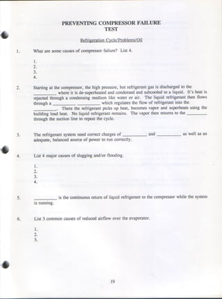 Preventing compressor failure | PDF