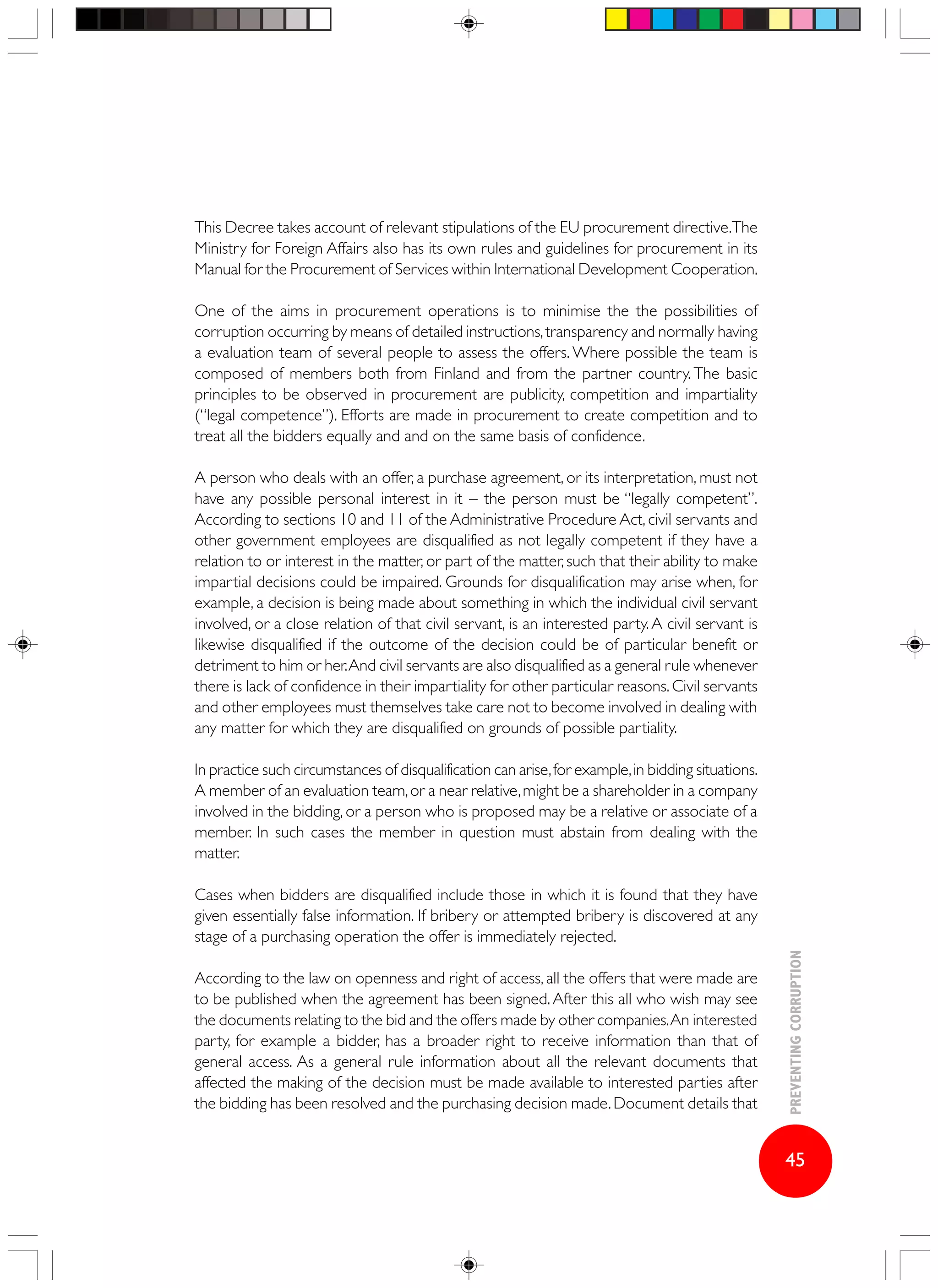 Preventing corruption | PDF