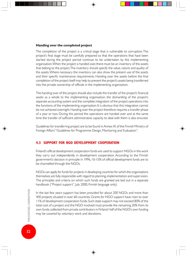 Preventing corruption | PDF