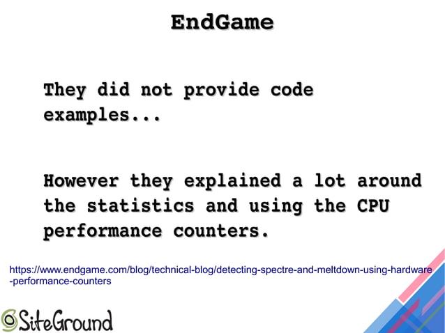 Preventing cpu side channel attacks with kernel tracking | PPT