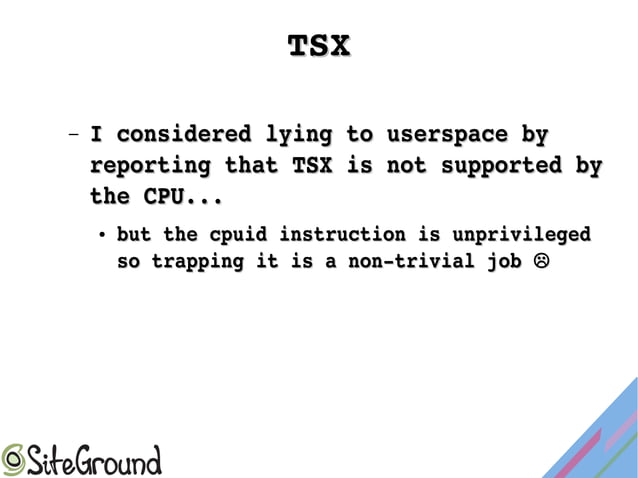 Preventing cpu side channel attacks with kernel tracking | PPT