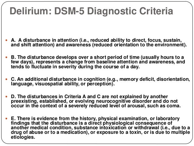 Preventing delirium in geroforensic population