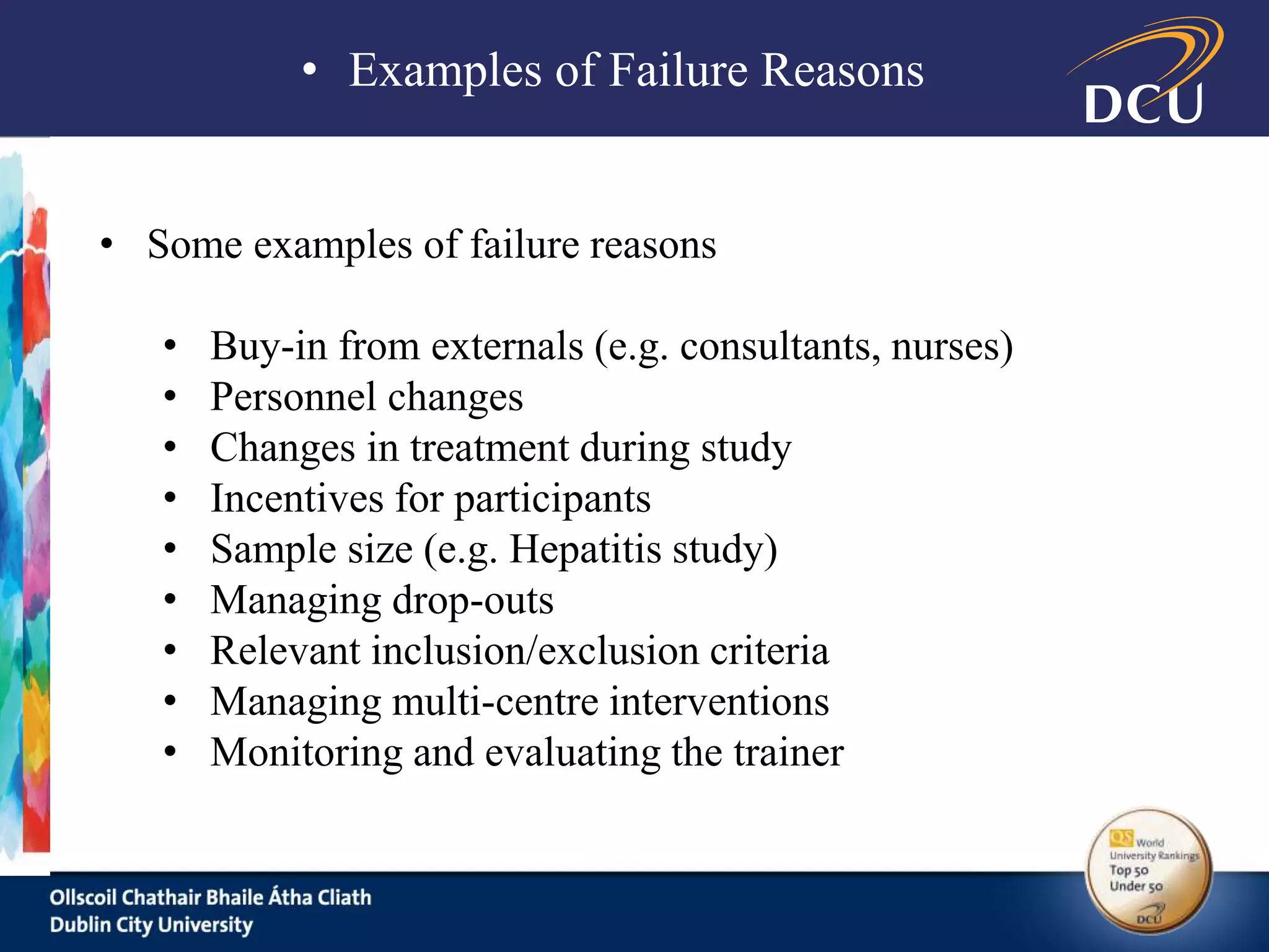 Preventing failed interventions | PPTX