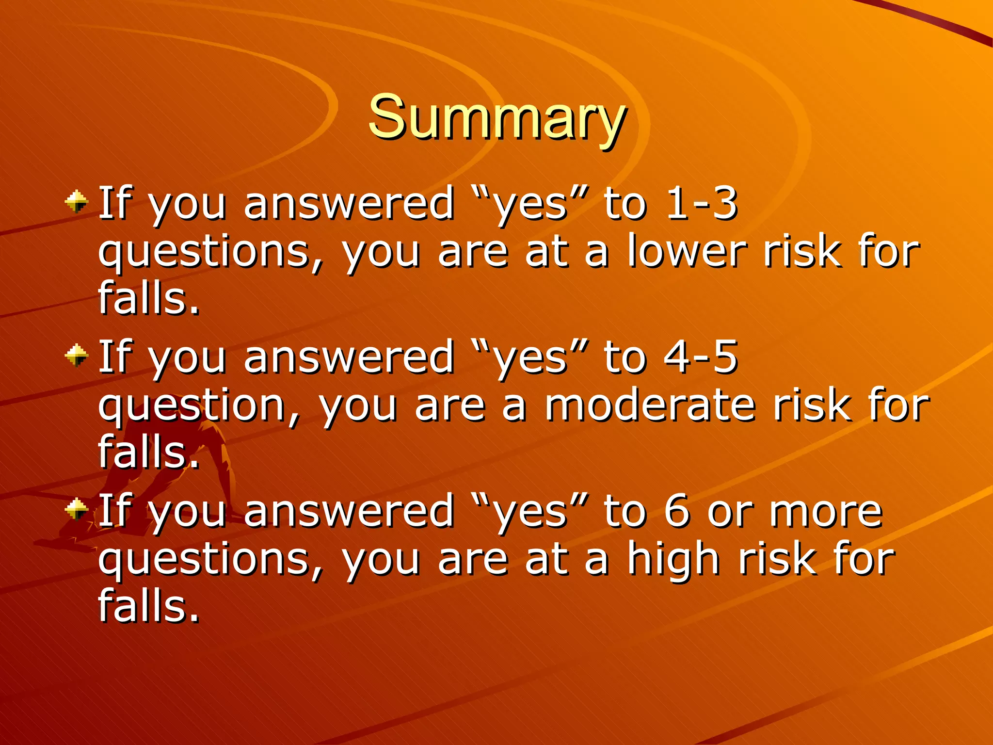 Preventing falls | PPT