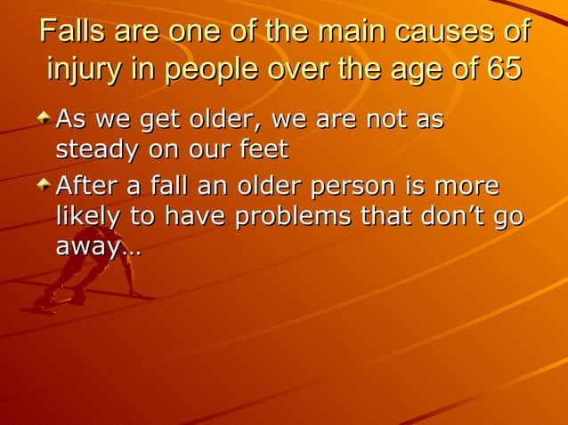 Preventing falls | PPT