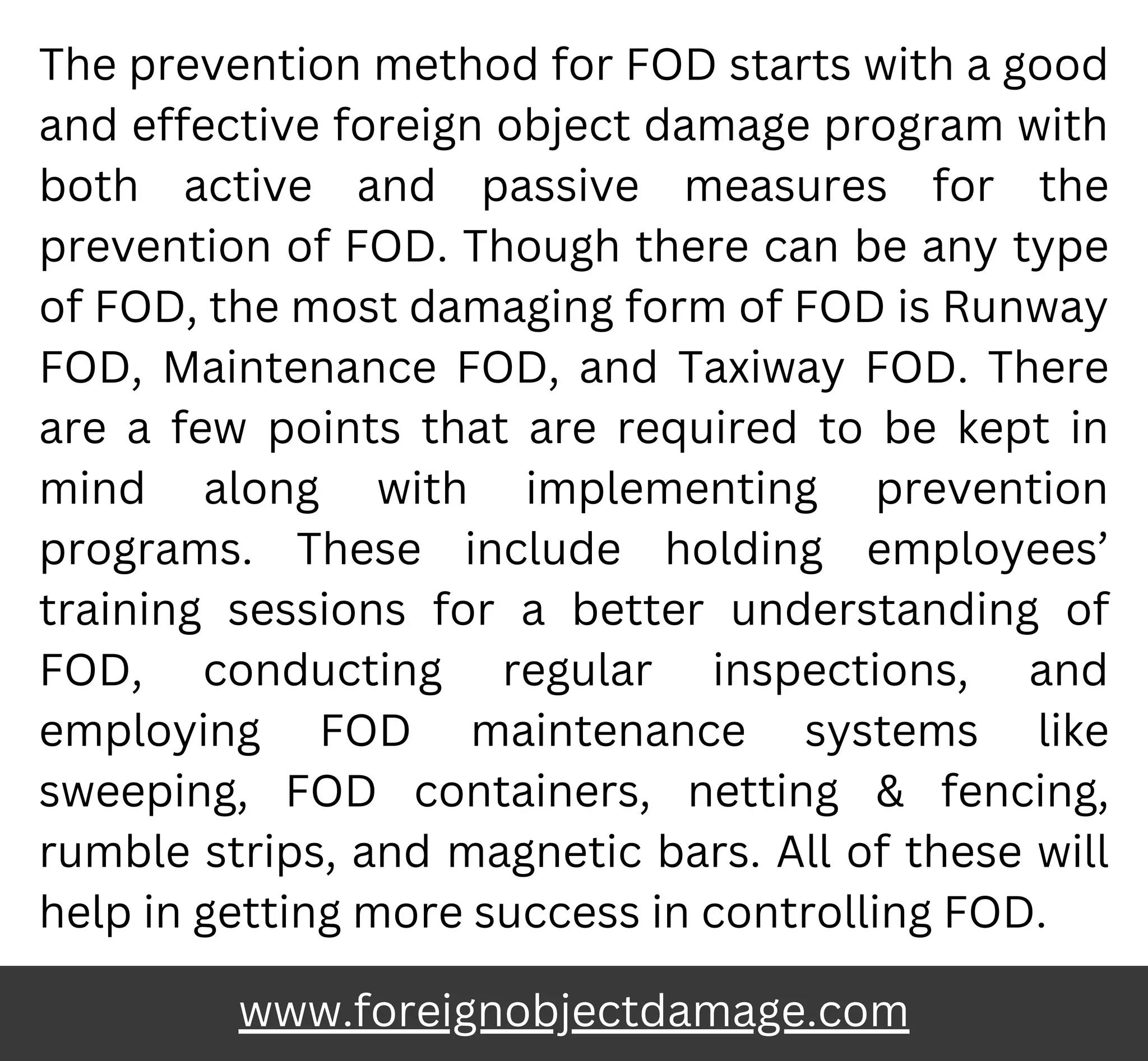 Preventing FOD at Airports | PDF