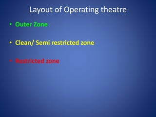 Preventing infection in Operating Theater | PPTX
