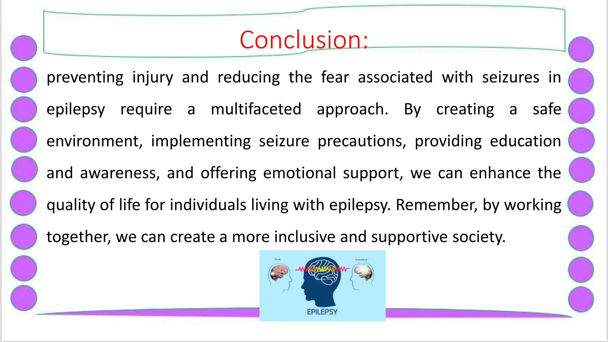 Preventing Injury, and Reducing Fear of Seizures in Epilepsy .pptx