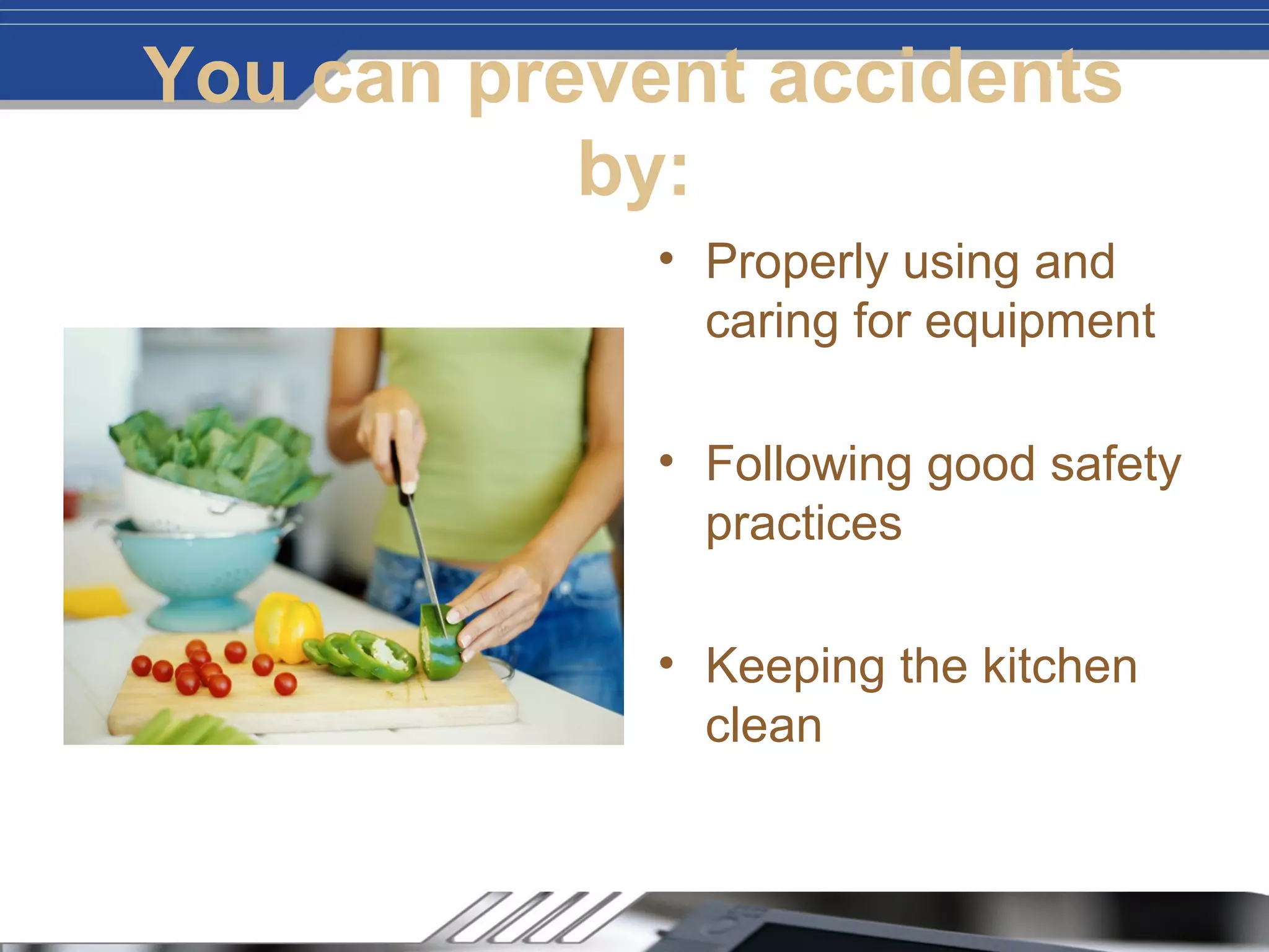 Preventing kitchen accidents1 | PPT